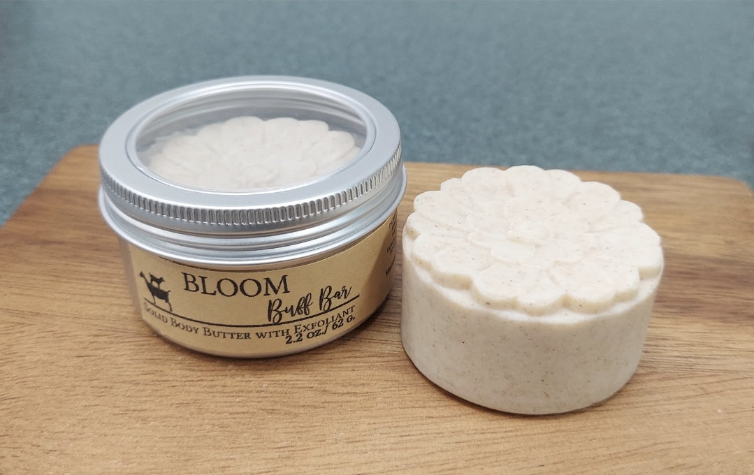 BLOOM- In-Shower BUFF BAR – Mercer Naturals, Inc.